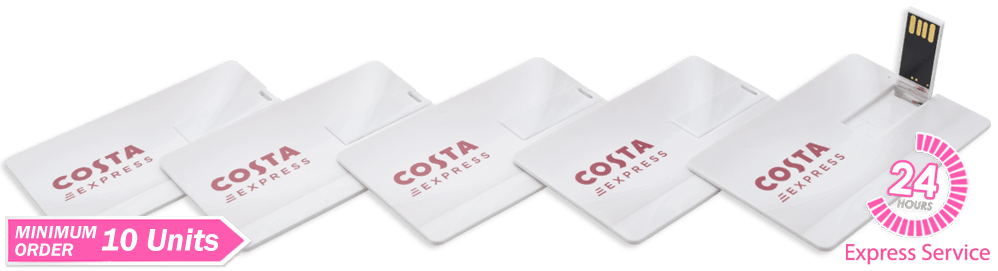Slim Credit Card Personalised USB Memory Stick | USB Makers