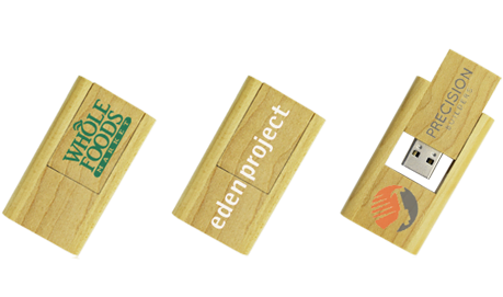 Wooden Flip Personalised USB Memory Stick | USB Makers